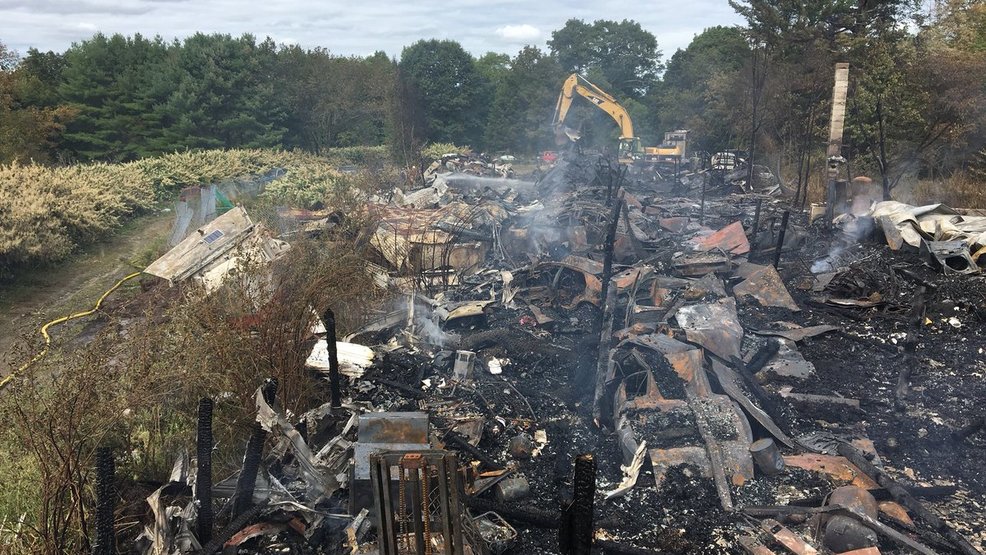 Three-story building destroyed in Warren fire | WGME