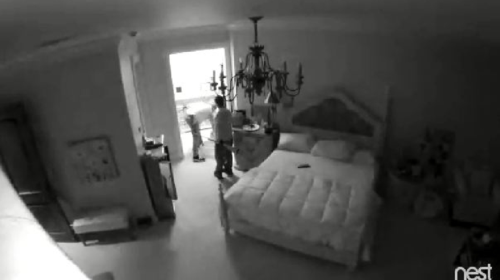 Security camera catches armed men rummaging through bedroom | WPBN