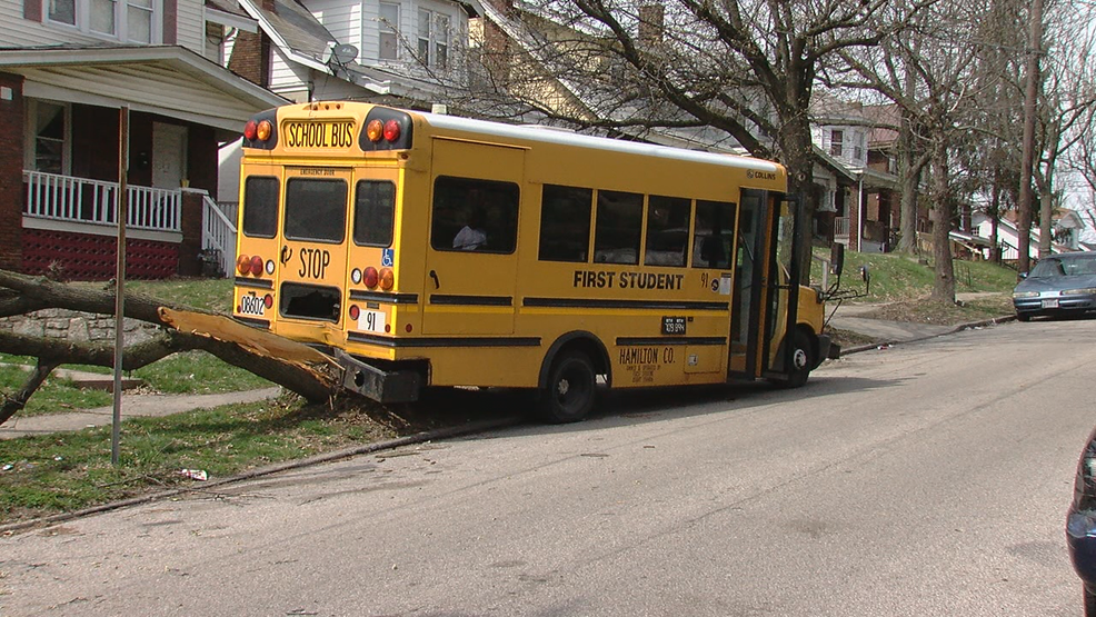 School bus rolls into tree in East Price Hill | WKRC
