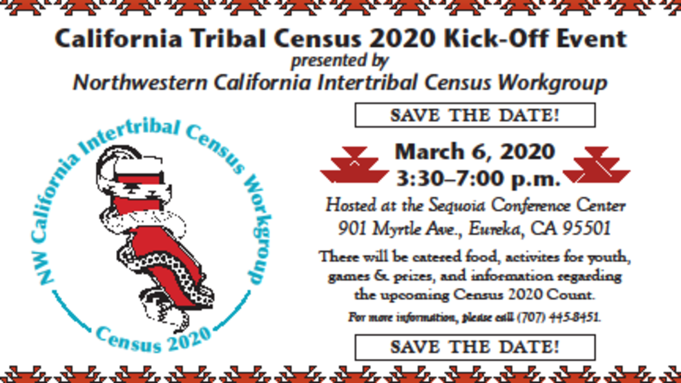 Wiyot Tribe hosts California Tribal Census 2020 Kick-off event March 6 ...