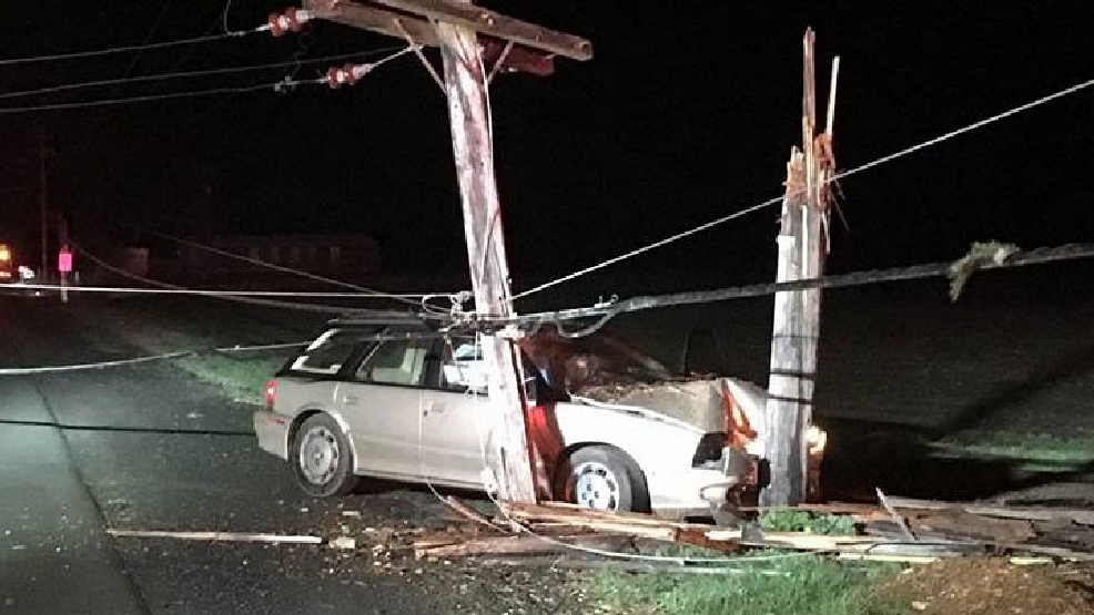 Police: Drunken driver uninjured after crash into power pole | KMTR